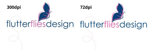 High resolution images vs low resolution images | Flutterflies Design